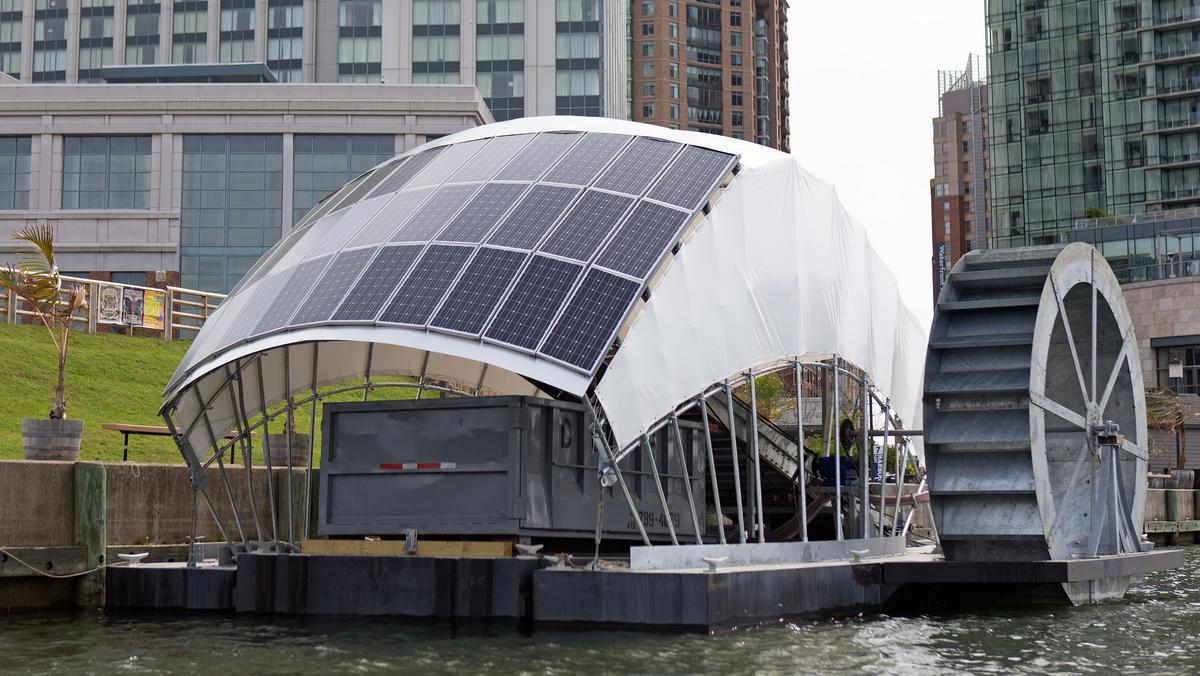 The Inner Harbor water wheel just had a huge day - Baltimore Business ...