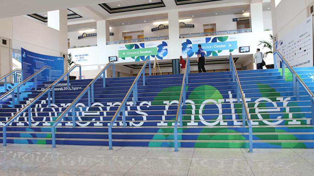 Sneak peek of IBM's Smarter Commerce exhibition hall, show opens ...