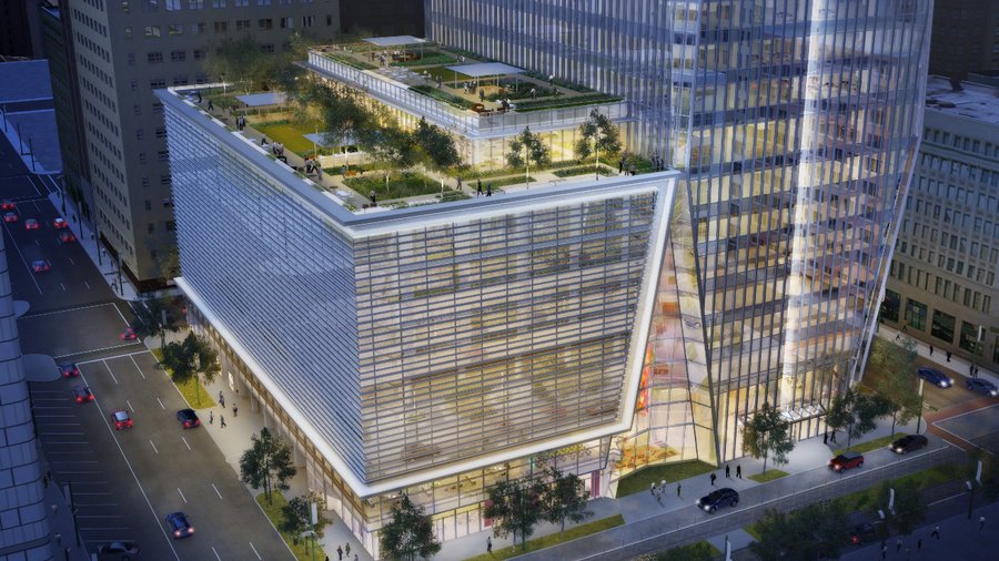 New details emerge on two downtown office towers - Houston Business Journal