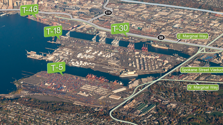 Seattle port to shift cargo between terminals during T-5 upgrade ...