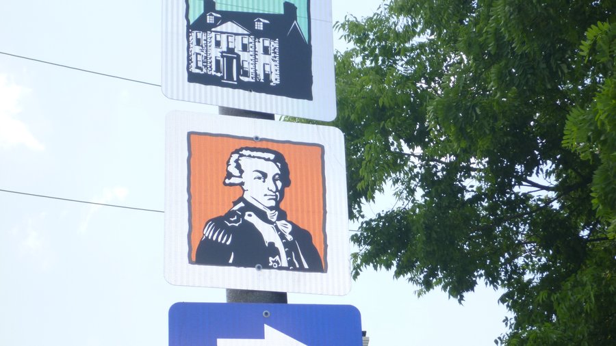 New driving trail signs as a part of the Cumberland County Wayfinding ...