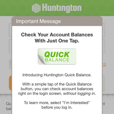 Huntington execs say bank ahead of the curve with ‘Quick Balance ...