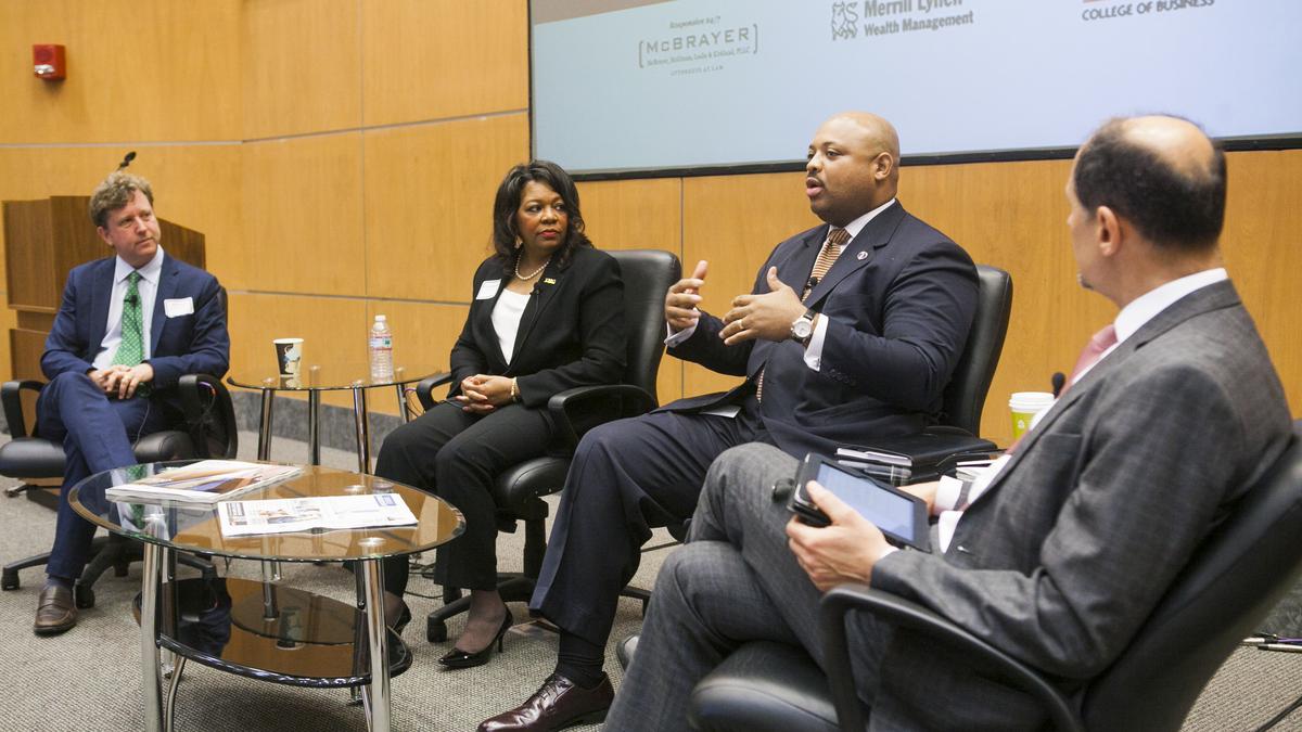 Teresa Bridgewaters, Gill Holland and David Tandy discuss West ...