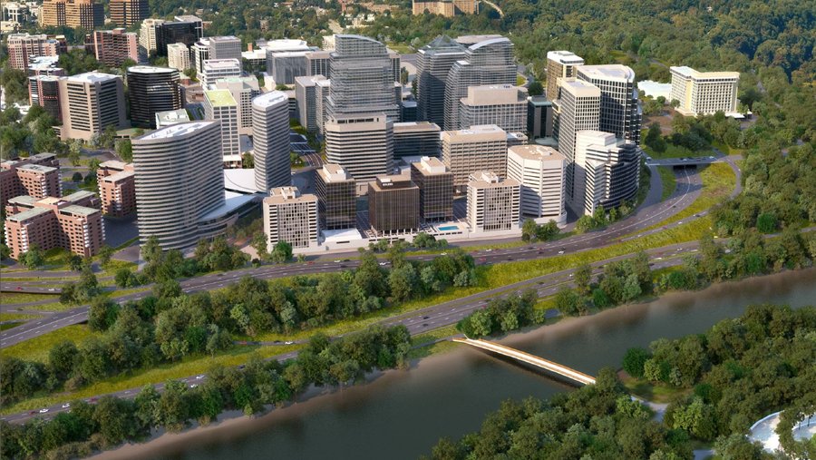 Rosslyn, Virginia, skyline then and now - Washington Business Journal