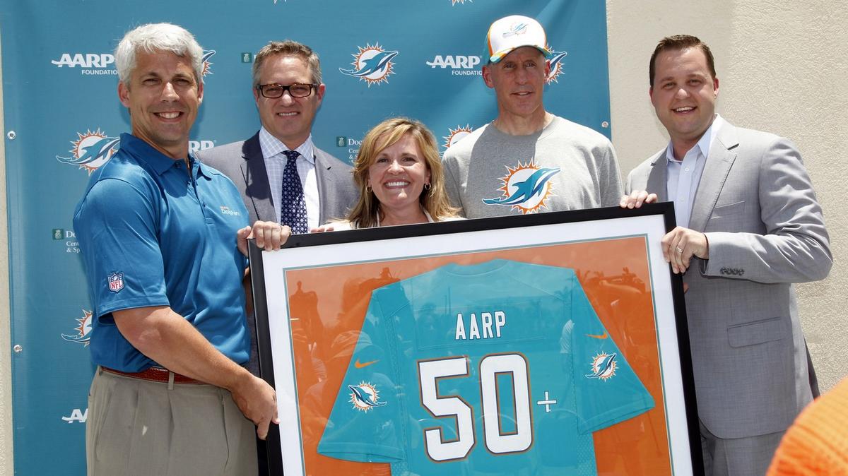 Miami Dolphins to help AARP Foundation - South Florida Business Journal