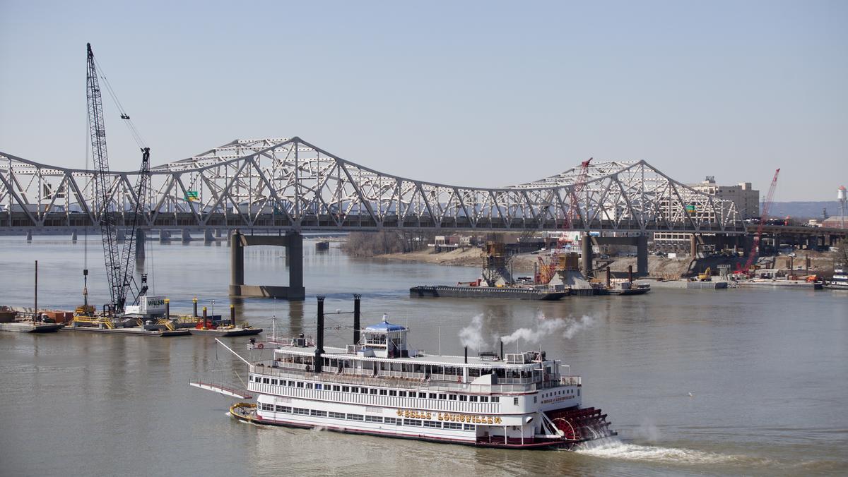 Ohio River Bridges Project making progress in the water in addition to ...