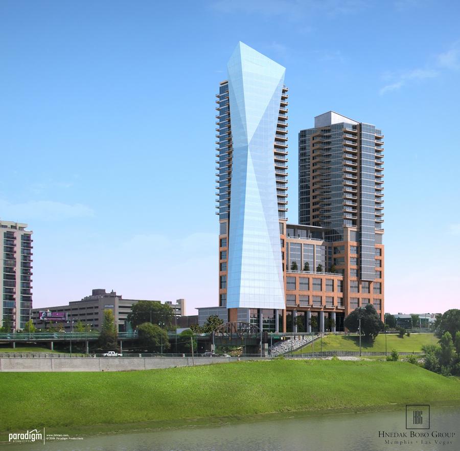 Past renderings of One Beale - Memphis Business Journal