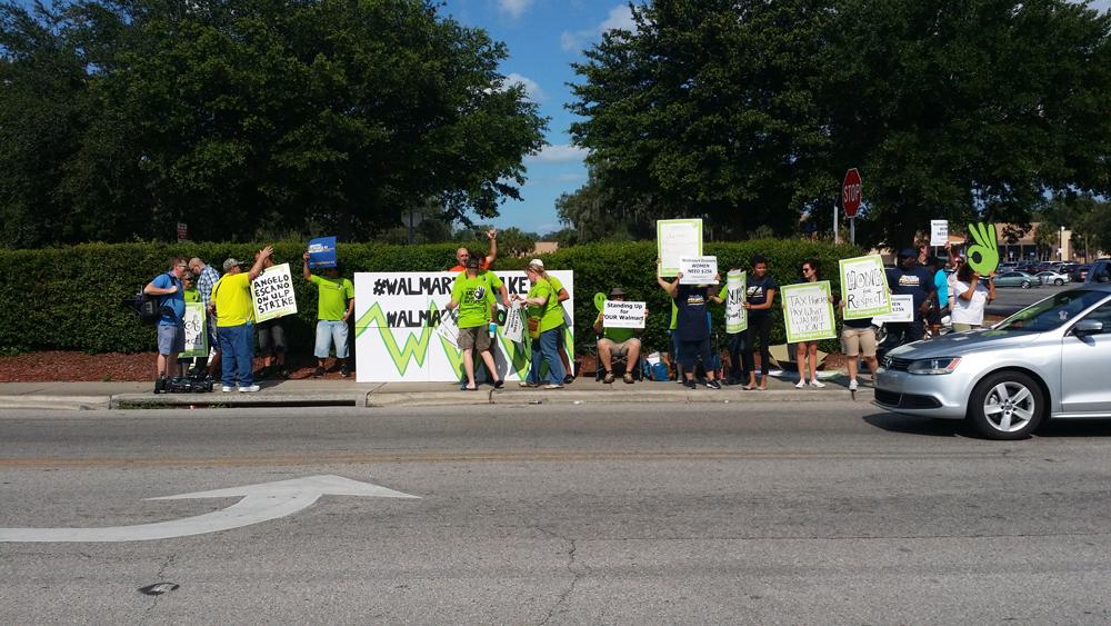 Tampa Wal-Mart workers hold protest, join national movement - Tampa Bay ...