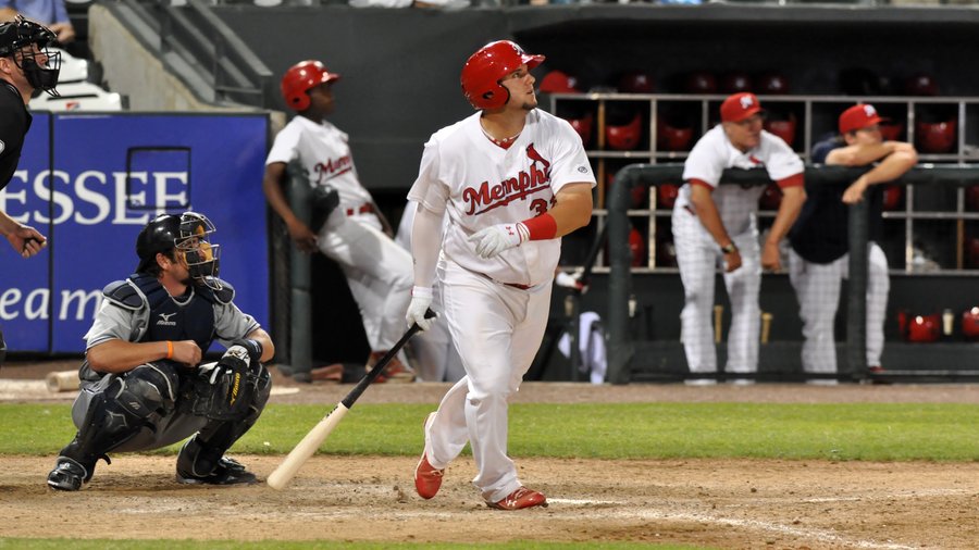 St. Louis Cardinals' Matt Adams rehabbing in Memphis - Memphis Business ...