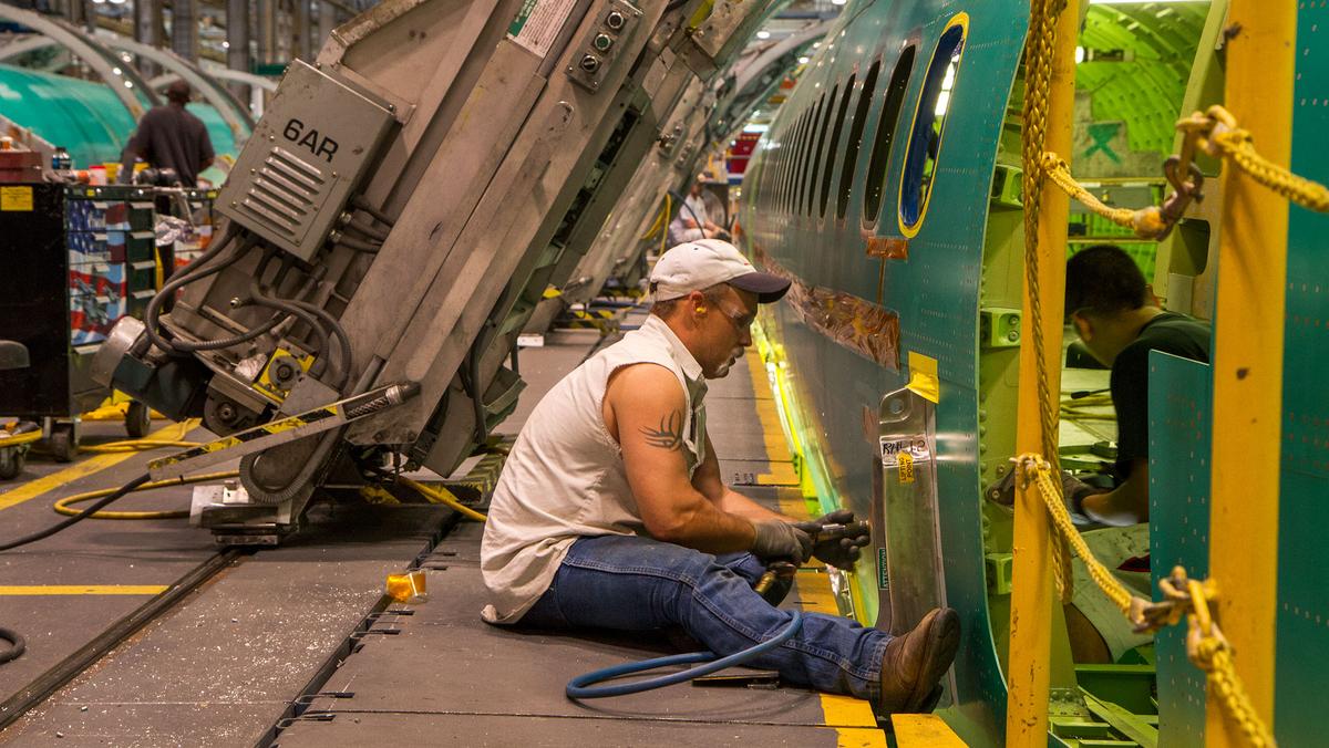 Spirit AeroSystems celebrates milestone Boeing 737 fuselage - Wichita ...