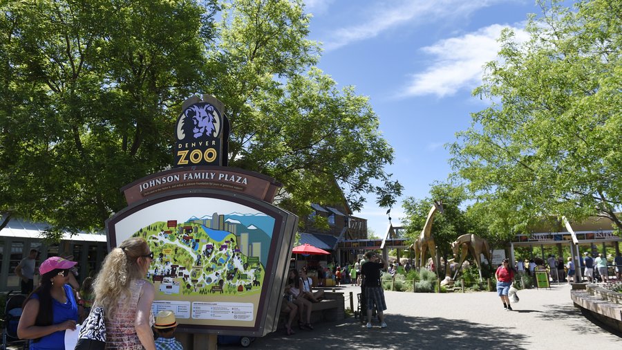 Bill Husted talks with Shannon Block, Denver Zoo