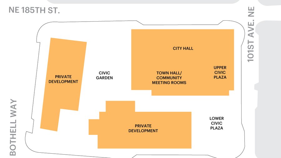 NEW BOTHELL CITY HALL 2 MAP