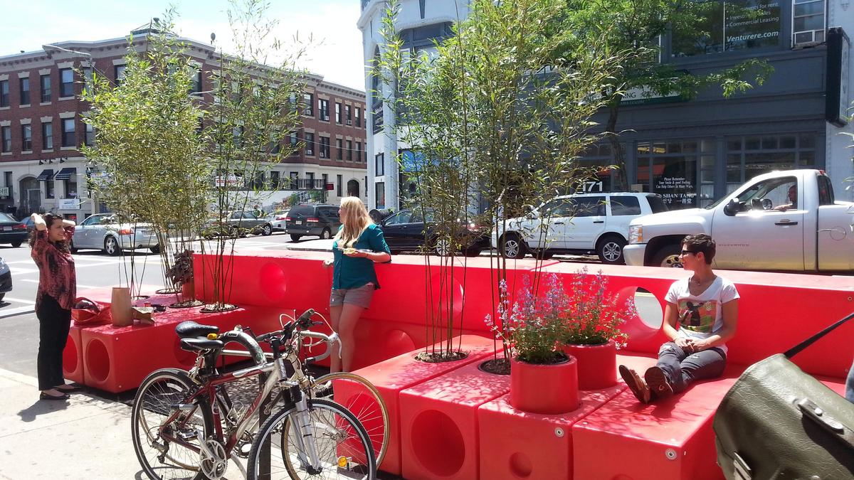 City seeks to block off street parking, boost open space with ...