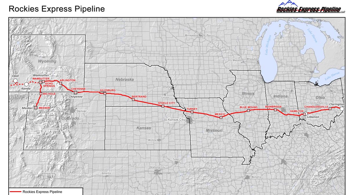 Rockies Express Pipeline extension to bring Ohio natural gas to Indiana ...