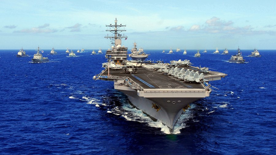 USS Ronald Reagan RIMPAC Navy Courtesy