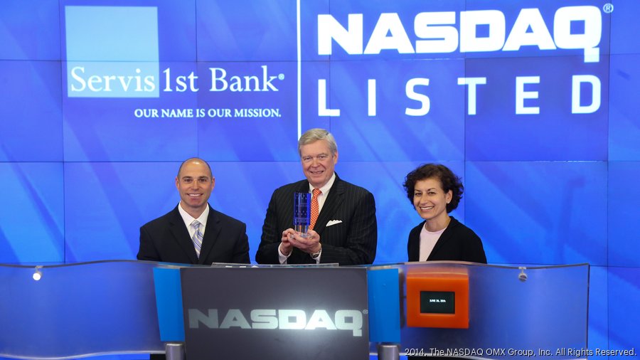 What did ServisFirst's Broughton say before ringing the closing bell on ...