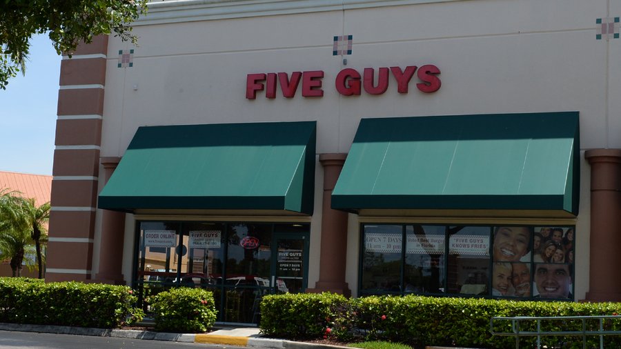 Five Guys Burgers and Fries franchise in Broward sold for $3.56 million ...