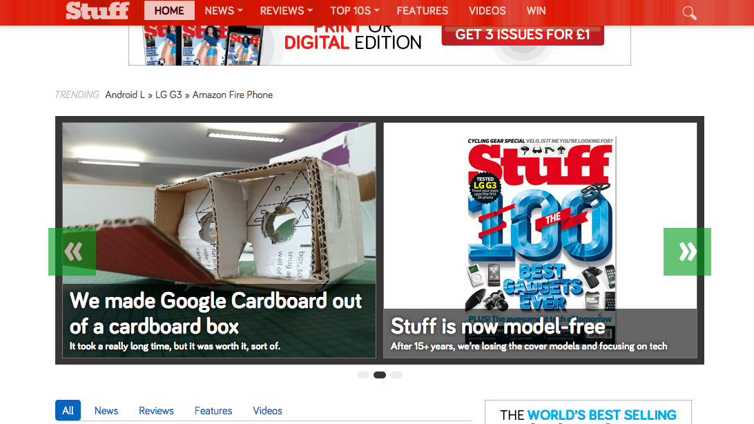 Stuff magazine ditches soft-core porn covers for all-tech promotions ...