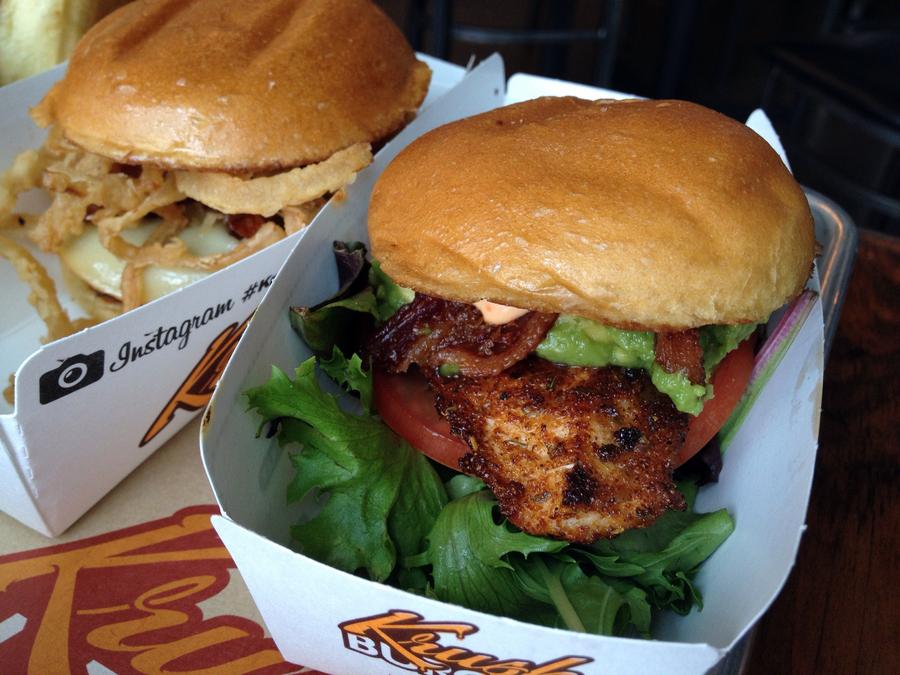 Eating at Krush Burger - Sacramento Business Journal