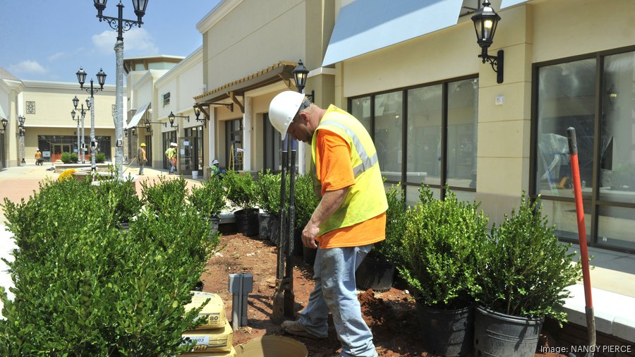 Charlotte Premium Outlets 17 days before grand opening