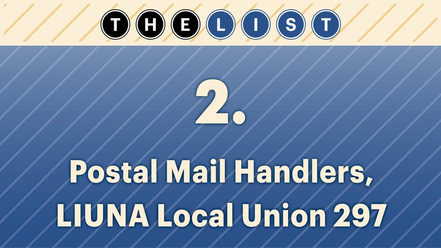 2. Postal Mail Handlers, LIUNA Local Union 297