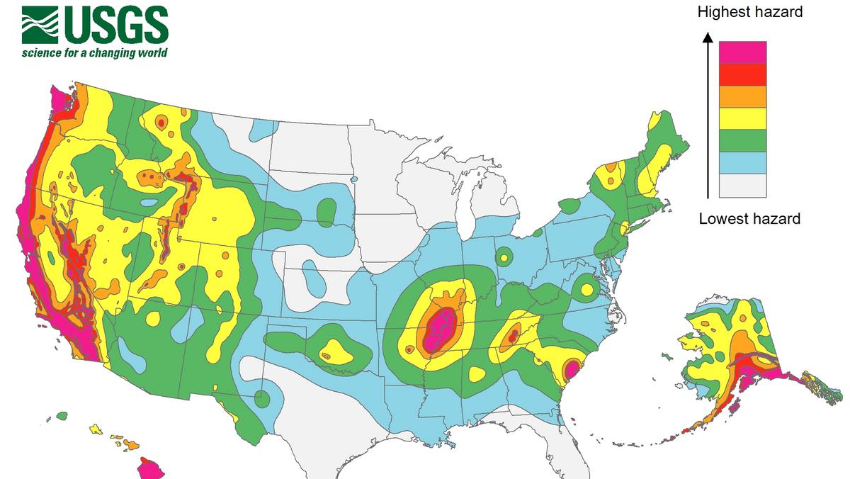 USGS: ‘High likelihood’ of damaging earthquake in W. Tenn. in next 50 ...