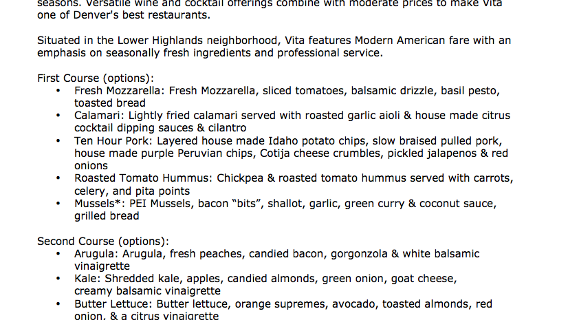 Sneak peek at Denver Restaurant Week's summer menus (Slideshow ...