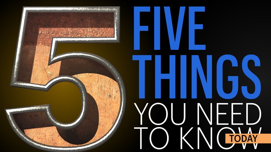 Five things you need to know today, and this woman took the same photo ...