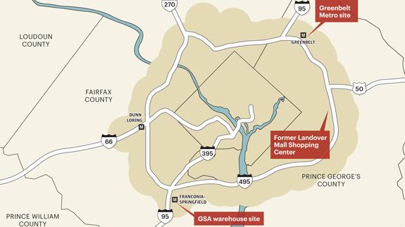 A closer look at the final contenders for the new FBI headquarters ...