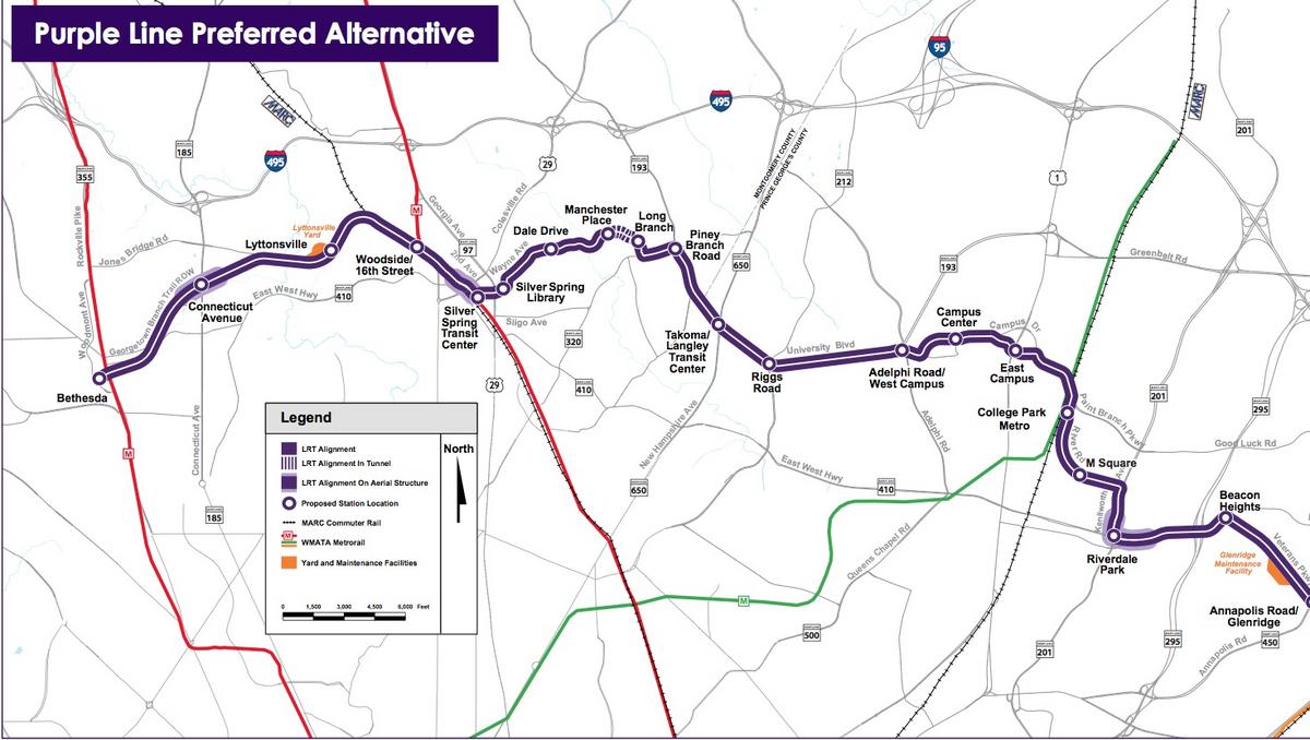 Chevy Chase residents threaten to sue state over Purple Line plans ...