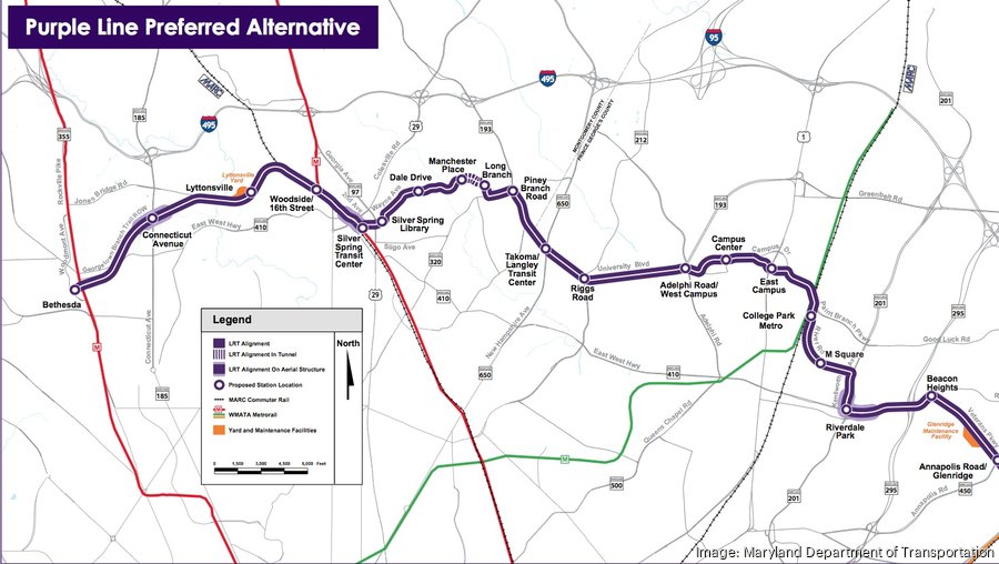 A timeline of the Purple Line's path from idea to completion ...