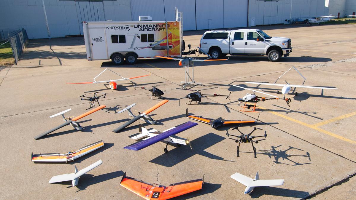 Kansas State leads way in higher ed with drone degree program - Kansas ...