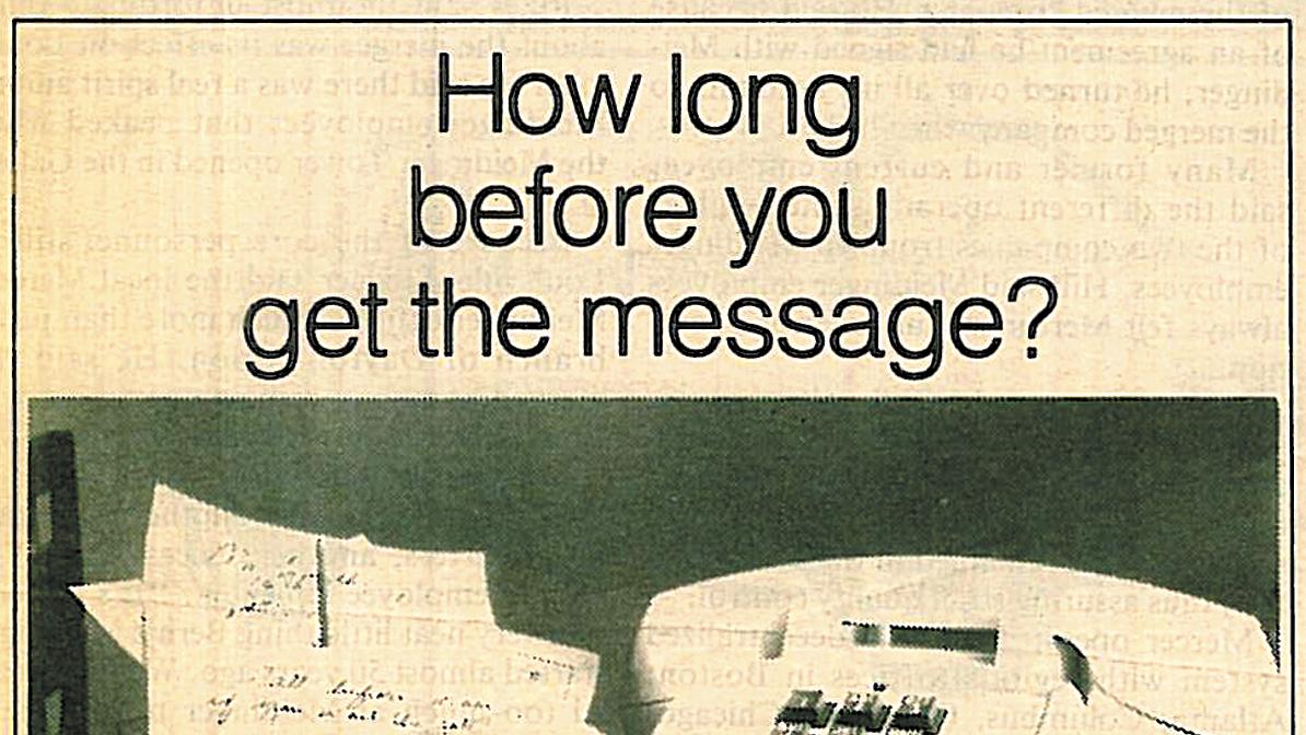 30 years of innovation pushed 1984 ‘technology’ out of the way ...