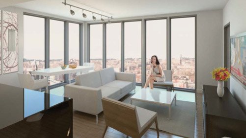 11 images of swanky apartments and amenities planned for 1 Light St ...