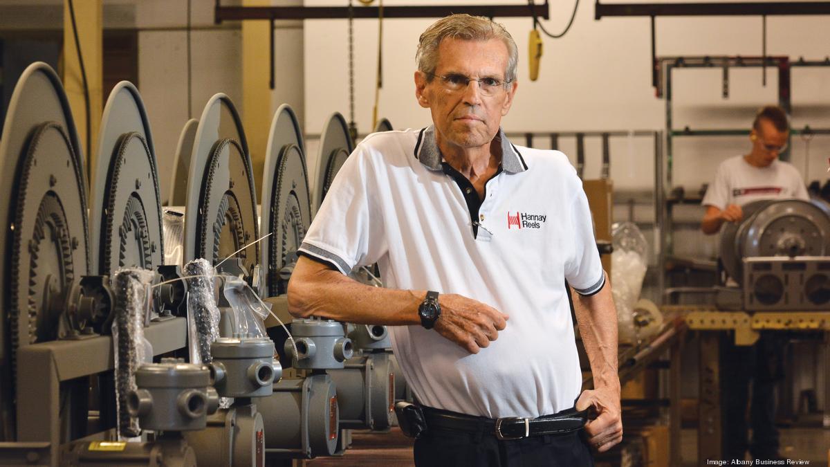 Roger Hannay, chairman of Hannay Reels in Westerlo, New York to be ...