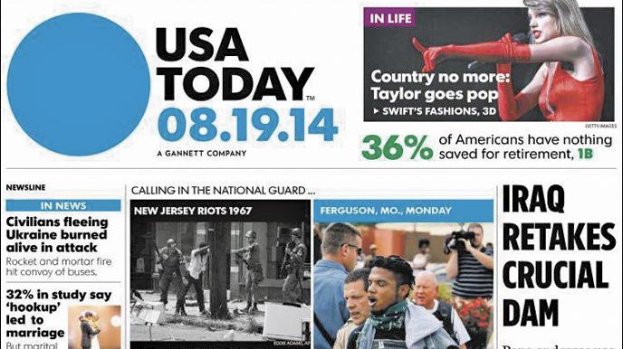Digital First Media targets USA Today owner Gannett - Memphis Business ...