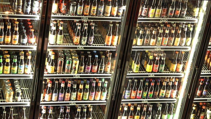 World of Beer selection