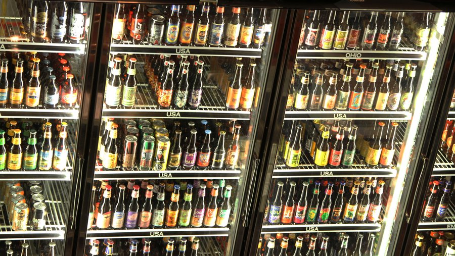 World of Beer selection