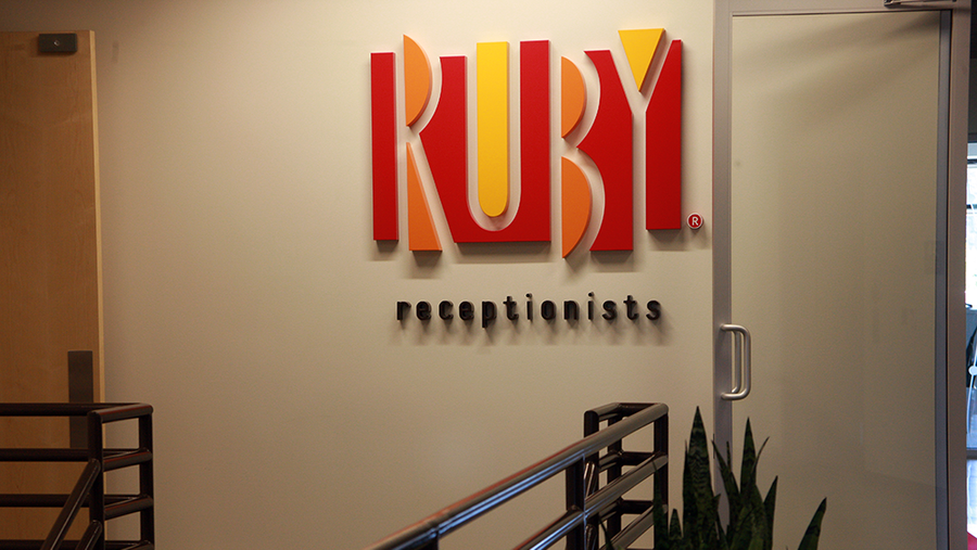 Ruby Receptionist Logo Virtual Receptionist Services In UK And Wales