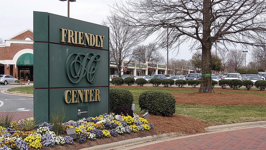 friendly center sign