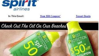 Spirit Airlines most controversial ads