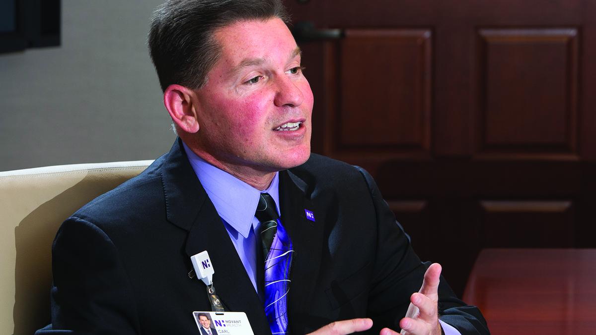 Why Novant Health's Carl Armato will be warming up the crowd for former ...