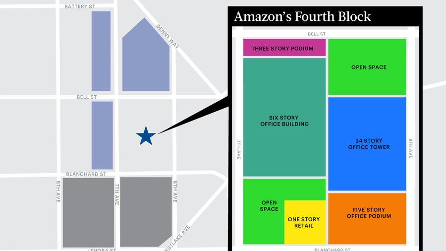Map AMAZON'S FOURTH BLOCK
