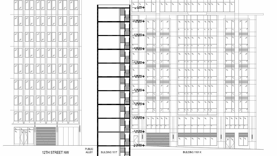 Tight fit: 10-story office building pitched for small downtown D.C. lot ...
