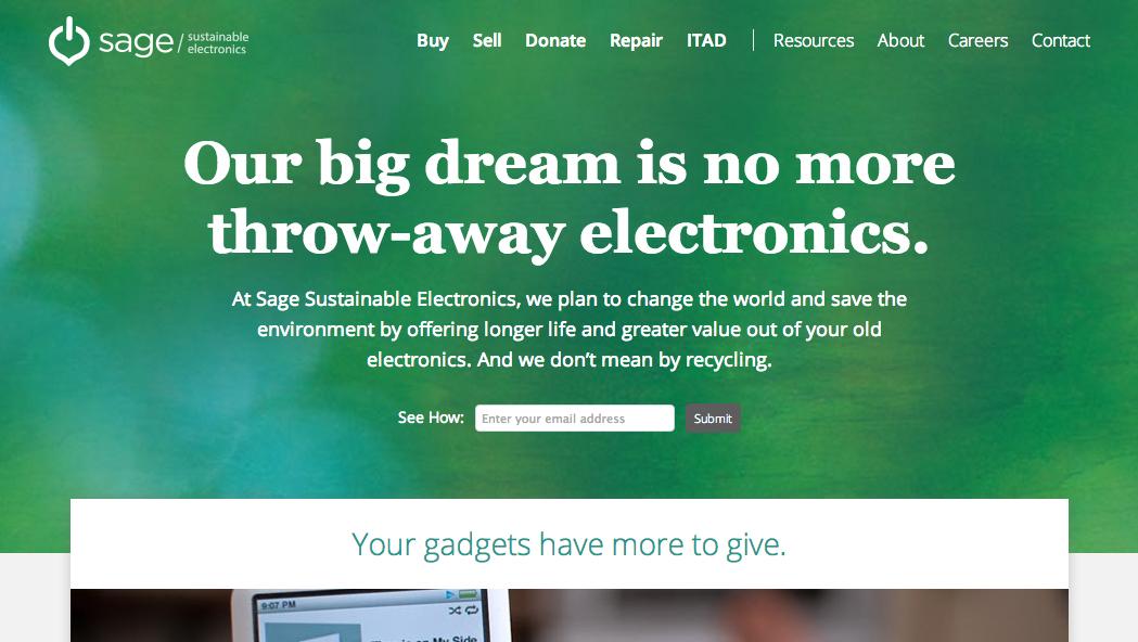 Sage Sustainable Electronics promotes re-use over recycling - Columbus ...