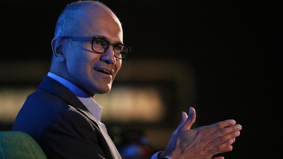 Microsoft CEO Satya Nadella sees opportunities to move forward with ...