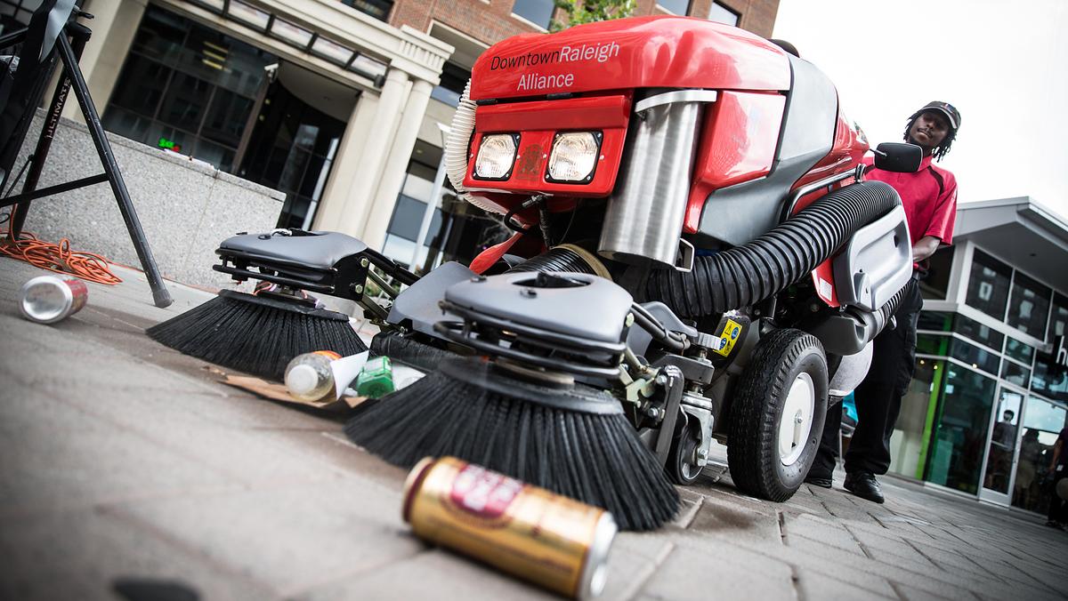 Green machines sweep through downtown Raleigh - Triangle Business Journal