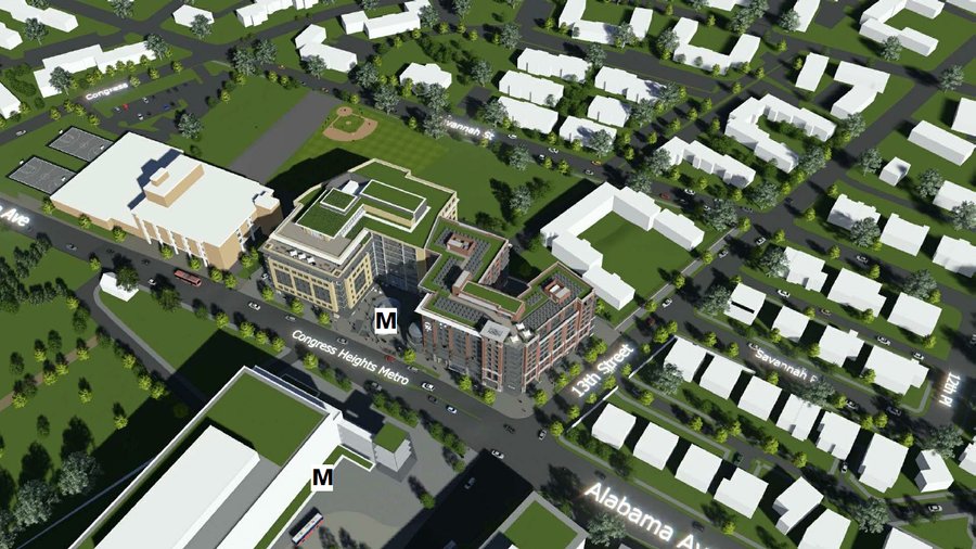 Congress Heights Aerial