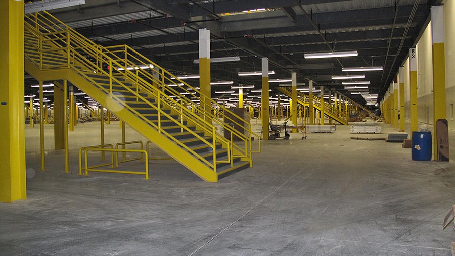 Amazon Warehouse stairs 091714