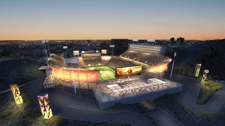 The latest renderings of Arizona State's Sun Devil Stadium are ...